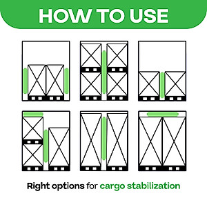 IDL Packaging 36" x 48" Dunnage Airbags, Woven Polypropylene, Level 1 (Pack of 1) – Fill The Void in Trucks and Intermodal Shipments, Reusable – Cargo Securing Solution for Container Stuffing