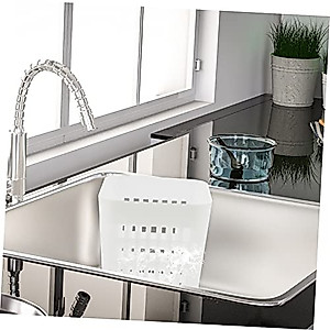 HONMEET 2pcs Caddy Multi-functional Bottle Supplies Staples Universal Cutlery Rack Pens for Dishwasher Drain Soap Household Organizer Drainer Storage Vegetables Utensil Sink Replacement