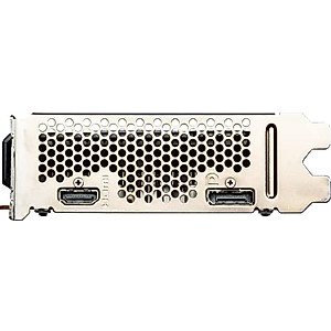 MSI Gaming Radeon RX 6400 64-bit 4GB GDDR6 DP/HDMI PCIe 4 Torx Single Fan FreeSync DirectX 12 VR Ready ITX OC Graphics Card (RX 6400 AERO ITX 4G)