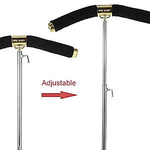 Alipis T Shirt Display Stand Adjustable Shoulder Shirt Rack Flexible Mannequin Portable Clothes Hanger Clothing Hanging Rack for Garment Coat Retail Vendor RANDOM COLOR