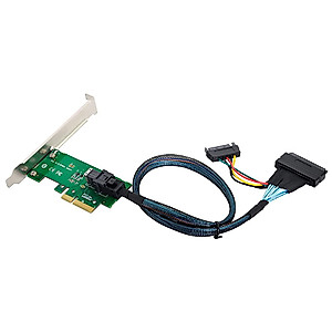 xiwai PCI-E 3.0 4.0 to SFF-8643 Card Adapter and U.2 U2 SFF-8639 NVME PCIe SSD Cable for Mainboard SSD