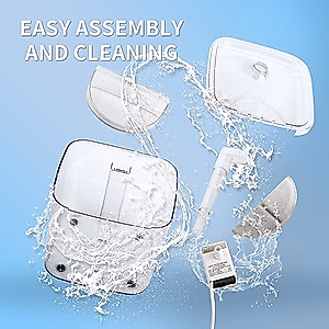 LZHPET Cat Water Fountain Fountain, 1.5L/50.72oz Automatic Pet Fountain Dog Water Dispenser, Ultra-Quiet Pump, with Filter, BPA Free, for Cats, Dogs, Multiple Pets, White