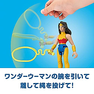 Fisher-Price DC League of Super-Pets Preschool Toys Wonder Woman & Pb Poseable Figure & Accessory Set for Kids Ages 3+ Years