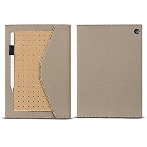 Tablet PC Case Compatible with All-New Kindle Fire 7 Tablet (7", 12th Generation, 2022 Release) Case PU & TPU Tablet Case Kickstand Tablet Case Card Slot Case Tablet Home (Color : Khaki)