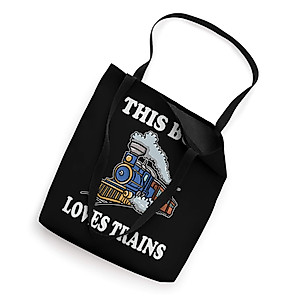 This Boy Loves Trains Gift Train Wagon Lover Gifts Tote Bag