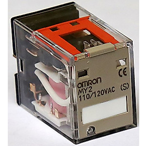 Omron MY2 AC110/120 (S) (Pack of 2) General Purpose Relay, Standard Coil Polarity