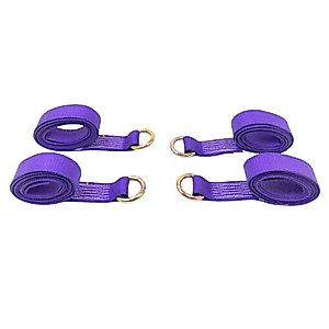 2" x 10' Purple Diamond Weave Lasso Wheel Straps (4 Pack)