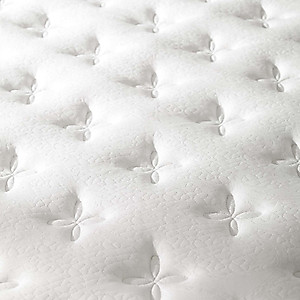 Modway Jenna 8” Innerspring and Memory Foam Queen Mattress With Individually Encased Coils