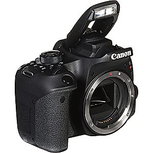 Canon EOS Rebel 800D / T7i DSLR Camera (Body Only), 64GB Memory Card, Case, Card Reader, Flex Tripod, Hand Strap, Cap Keeper, Memory Wallet, Cleaning Kit (Renewed)