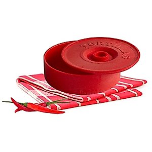 Thunder Up Tortilla Keeper, Tortilla Holder with Lid, Tortilla Warmer Container, Tortillero, Insulated Tortilla Warmer Ideal to Storage and Keep Warm Burrito, Pancake, Taco, Microwave Tortilla Warmer