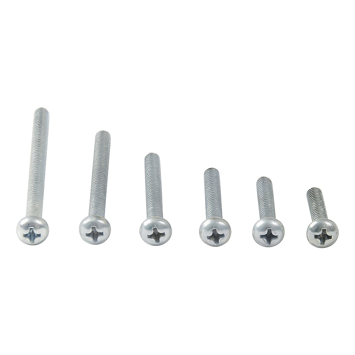 Gardner Bender SK-832T Electricians Screw Kit, 8-32 Round Phillips Head, 20 pc of ⅔, ⅞, 1, 1¼, 1 ⅝, & 2 in. Electrical Screws, 120 Pc. Kit