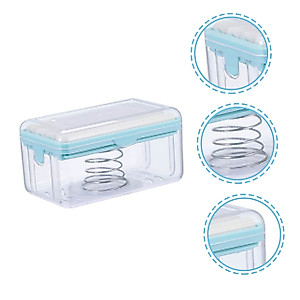 Cabilock 3pcs Soap Box Soap Dish Travel Soap Savers for Bar Soap Laundry Soap Containers Kitchen Soap Dispenser Travel Soap Container Laundry Soap Dispenser Dish Soap Camping Tray Plastic