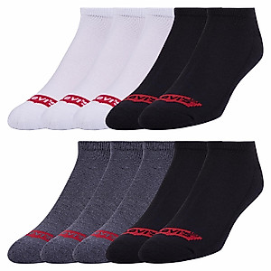 Levi's Mens Socks 10 Pairs Crew Low Cut No Show Quarter Ankle Socks for Men Premium Athletic Men's Socks Size 9-12