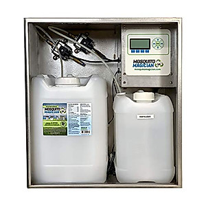 Sprinkler Magician Mosquito Repellent Machine Dual Reservoir Stainless Steel