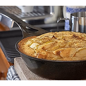 AUS-ION Deep Skillet, 9" (20cm), Smooth Finish, 100% Made in Sydney, 3mm Australian Iron, Commercial Grade Cookware