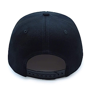 Love To Fashion Reaper Grim Religious Hats for Men Women Skull Black Flat Bill Snapback Baseball Caps,Medium-X-Large