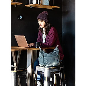 HAIKU Amble Hobo Bag with Removable Shoulder Strap and Adjustable Crossbody Strap, Deep Forest