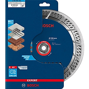 Bosch Professional 1x Expert MultiMaterial Diamond Cutting Disc (for Concrete, Ø 230 mm, Accessories Large Angle Grinder)