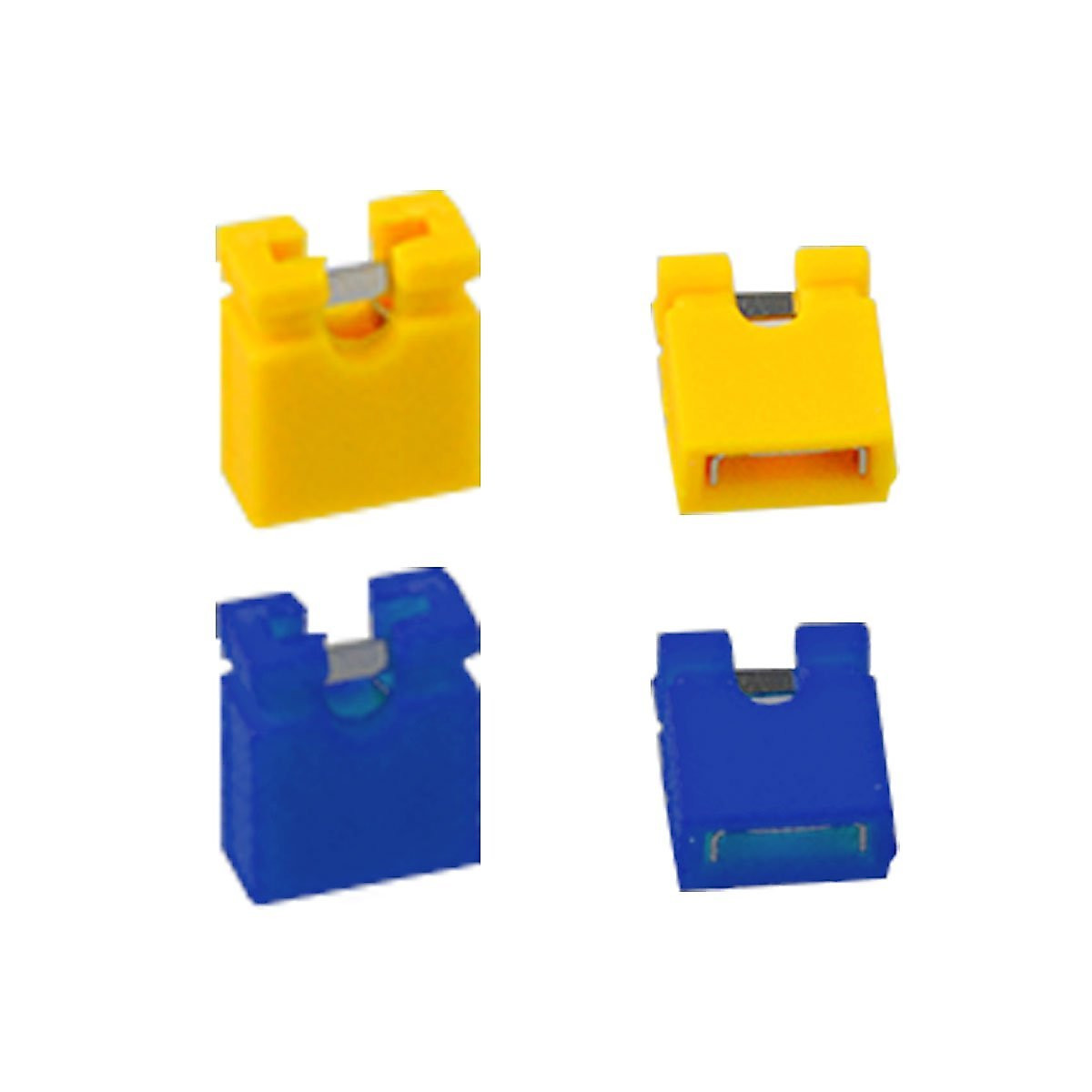 Miayon Jumper Caps Kit, 600PCS 2.54mm Short Circuit Cap Jumper Bridge Plug for Arduino Raspberry Pi PCB PC DVD HDD