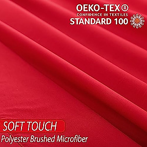 Whitney Home Textile Twin Sheet Set - 3 Piece Soft Microfiber Bed Sheets for Twin Size Bed, Fit Deep Pocket Cooling Sheets and Pillowcase Set, Hotel Durable Wrinkle Free Sheets