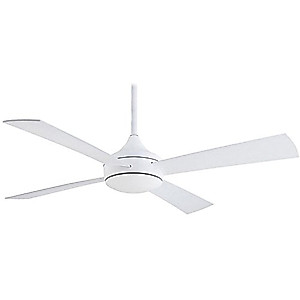 MINKA-AIRE F523-WHF Aluma Wet 52 Inch Outdoor Ceiling Fan in Flat White Finish