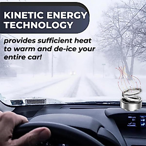 ACHVAC Portable Kinetic Molecular Heater - Mini Portable Kinetic Heater,Kinetic Molecular Heater, Solar Powered Heater, Kinetic Heater For Car (2PCS) (Red+Blue)