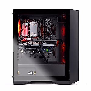 Skytech Gaming Nebula Gaming PC Desktop – Intel Core i3 12100F 3.3 GHz, NVIDIA GTX 1650, 500GB NVME SSD, 16GB DDR4 RAM 3200, 600W Gold PSU, 11AC Wi-Fi, Windows 11 Home 64-bit,Black