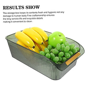 COLLBATH Tray for Fridge Refrigerator Organizer Bins Fruit and Vegetable Storage Containers Sturdy and Long-lasting Easy