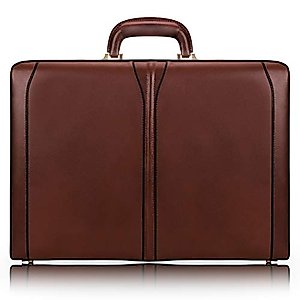 McKlein Turner, Leather 4.5" Expandable Laptop/Computer & Tablet Business Briefcase Attaché Bag, Men Women Laptop Briefcase, Laptop Compartment Bag, Tablet Pocket Bag, Business Bags, Travel Cases