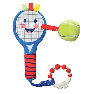 Tennis Racket | Suitable from Birth to 2 Years | Your First Tennis Racket | to Inspire and Play with | Extra Sensory Features for Babies | Part of The LITTLE SPORT STAR Baby Collection