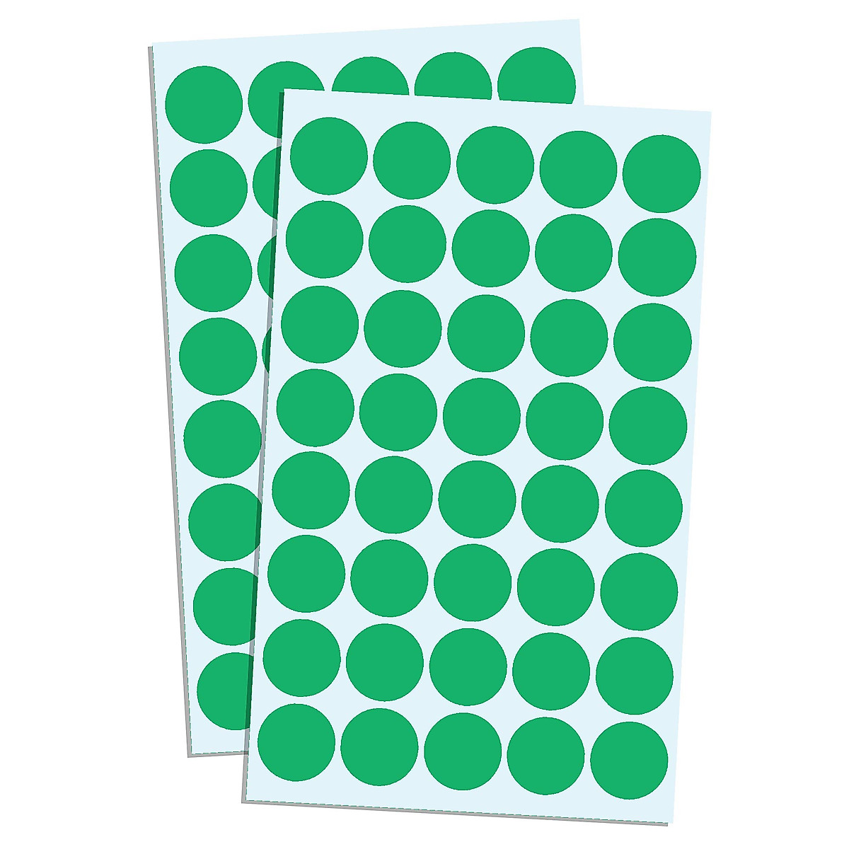 2000 Pack, 3/4" Round Dot Stickers Circle Labels - Green