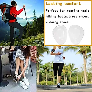 Metatarsal Pads Ball of Foot Cushions 8 Pack Gel Ball Feet Pads Mortons Neuroma Callus Foot Pain Relief Bunion Forefoot Support for Women Men