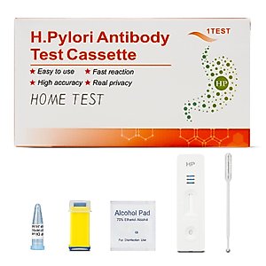 Krojpen Helicobacter Pylori Test Kits, H. Pylori，h. Pylori Stool (Antibody)10-15 Minutes of Quick Home Testing, The Result is Highly Accurate, Easy to Read and use