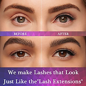 AkesuLash Magnetic Eyelashes - 10 Pairs 3D Medium Magnetic Lashes with Eyeliner Kit,Cruelty-Free & Vegan,Upgraded,Natural Look,Long Lasting,Reusable,With Applicator - Easy to Apply (4 Tube of Liner)