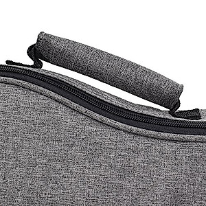 CLOUDMUSIC Ukulele Case Gig Bag Padded Backpack For Concert 23" Inch(Concert, Grey)