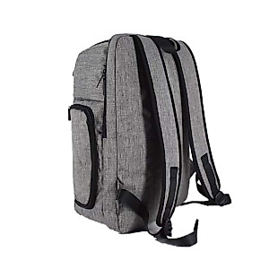 TLZC 30L Reusable Lunch Bag, Double Compartment Insulated Backpack for Lunch Dinner Picnic, 1 Compartment for 18 Inch Laptop, 1 Side Pocket for Bottle Backpack