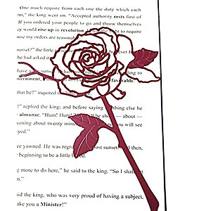 Nework Rose Bookmark Delicate Metal Nice Bookmark