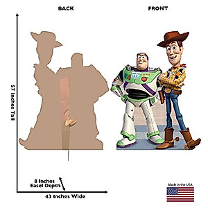 Cardboard People Buzz & Woody Life Size Cardboard Cutout Standup - Disney Pixar's Toy Story