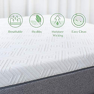 Novilla Full Size Mattress, 10 inch Full Gel Memory Foam Mattress for Cool Sleep & Pressure Relief, Medium Firm Mattress in a Box, Bliss (NV0M801-10-F)