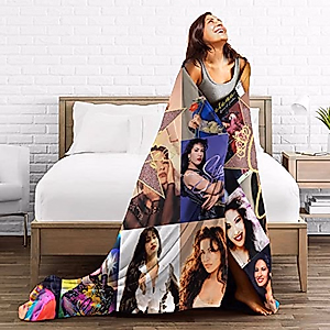 Gadimen Flannel Fleece Throw Blanket, Super Soft Lightweight Blankets for All Season, Fleece Blankets for Couch/Bed, Fuzzy Plush Blanket for Home Decorations 50x40 inches