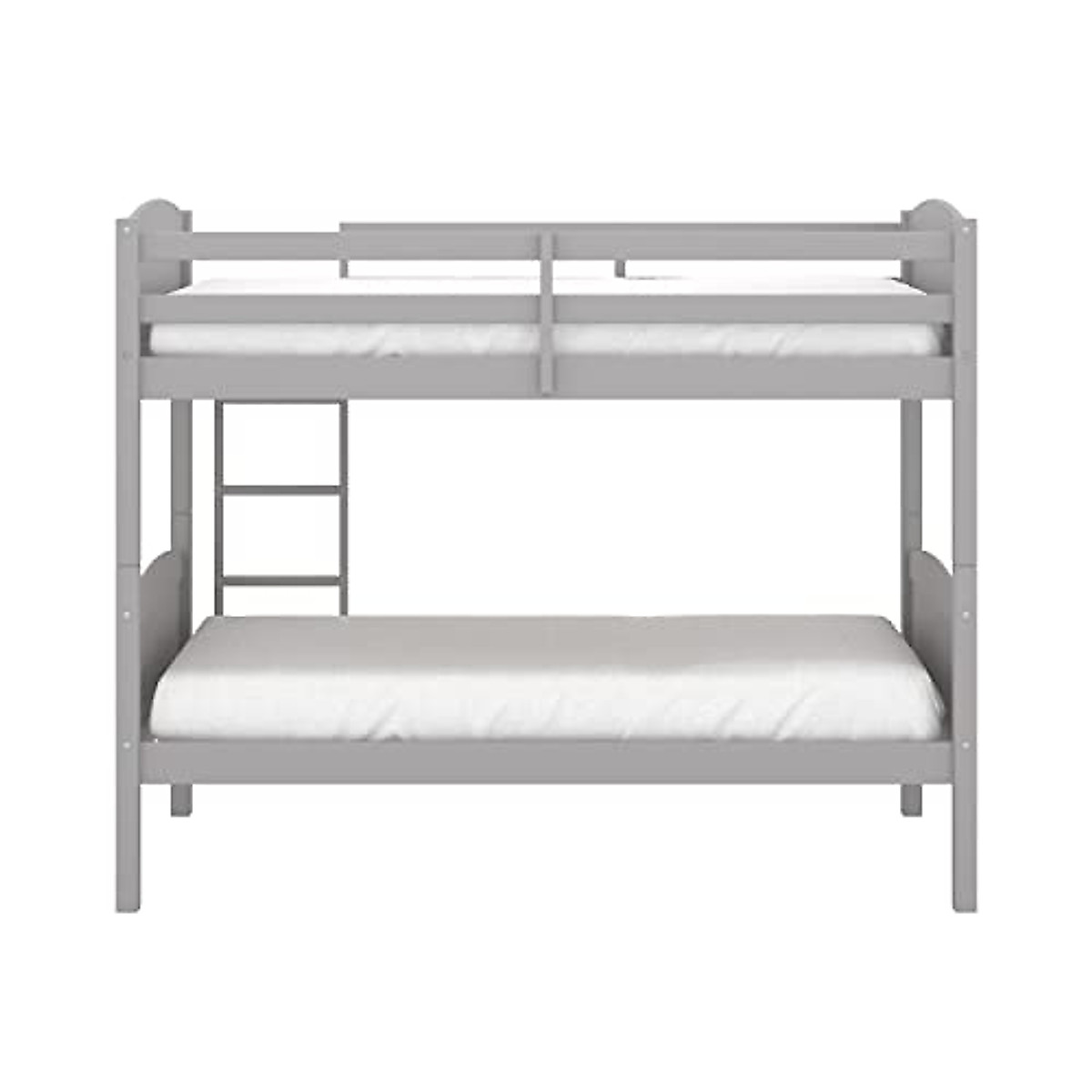 Hillsdale, Alexis Contemporary Wood Arch Twin Over Twin Size Bunk Bed, Gray