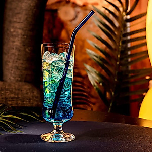 Krosno Pina Colada Cocktail Drinking Glasses | Set of 6 | 10.1 oz | Avant-Garde Collection | Perfect for Home Restaurants and Parties | Dishwasher Safe | Gift Idea | Made in Europe
