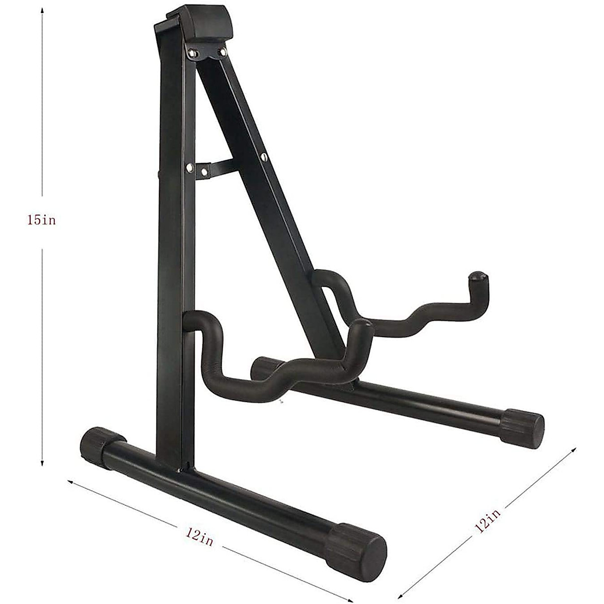 SUNYIN Guitar Stand Accesssories Kit Begineer Guitar Accessories Set A-Frame Electric Acoustic Guitar Stand 10-Feet Guitar Cord Guitar Strap Guitar Capo Guitar Tuner Guitar Picks