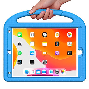 RTOBX Kids Case for iPad 10.2 & 10.5, iPad 9th/8th/7th Generation 10.2" 2021 2020 2019 Case with Screen Protector, iPad Air 3rd Gen/Pro 10.5 inch Protective Cover with Handle Stand, Blue