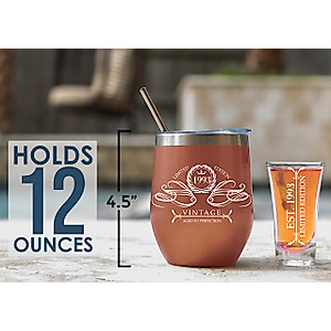 30th Birthday Gifts For Her - 1993 30th Birthday Decorations For Women Her - 30 Year Old Gifts, 30 Birthday Idea Presents For Women, Her, Wife, Daughter, Girlfriend, Friends, Sisters - 12 Oz Tumbler