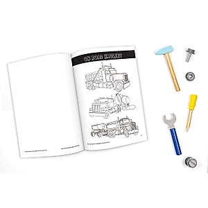 The Little Engineer Coloring Book - Construction Trucks: Fun and Educational Construction Truck Coloring Book for Preschool and Elementary Children