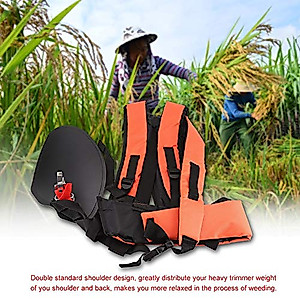 Trimmer Strap - Universal Harness Trimmer Strap Double Shoulder Strap Mower Nylon Y-shaped Belt Heavy Duty Garden Brush Cutter Harness