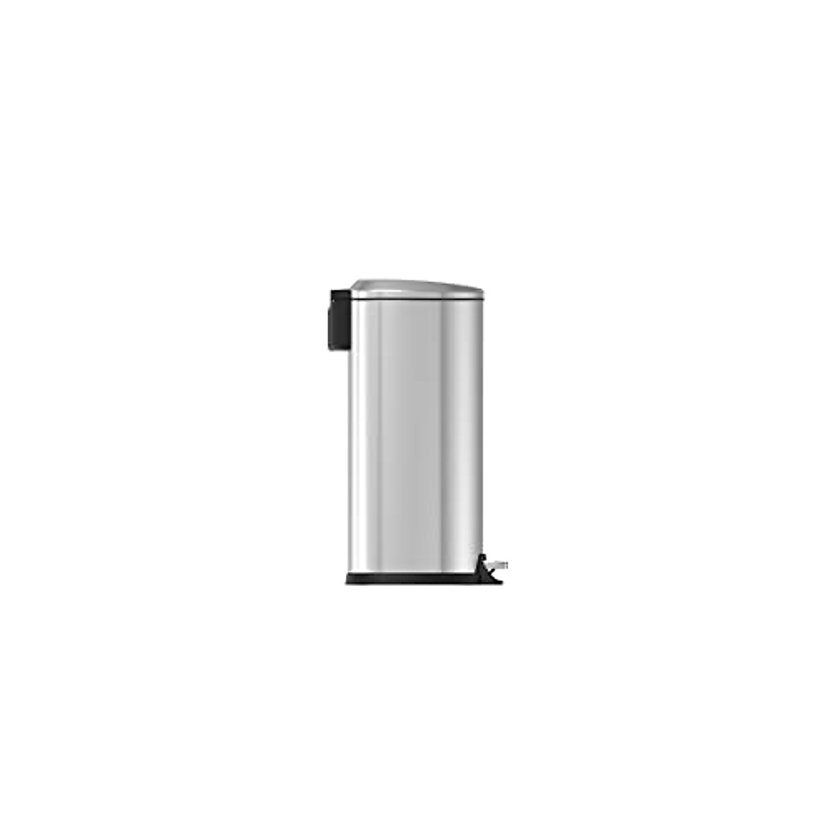 NINESTARS AMZ-SOT-50-3 Step-on Trashcan, 13 Gal, Stainless Steel