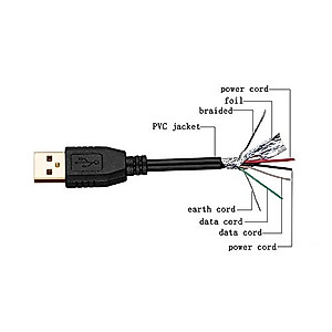 USB A to A Male Cable 30Ft,Tan QY USB to USB Cable USB Male to Male Cable Double End USB Cord with Gold-Plated Connector for Hard Drive Enclosures, Printers, Modems, Cameras(10M/30Ft)
