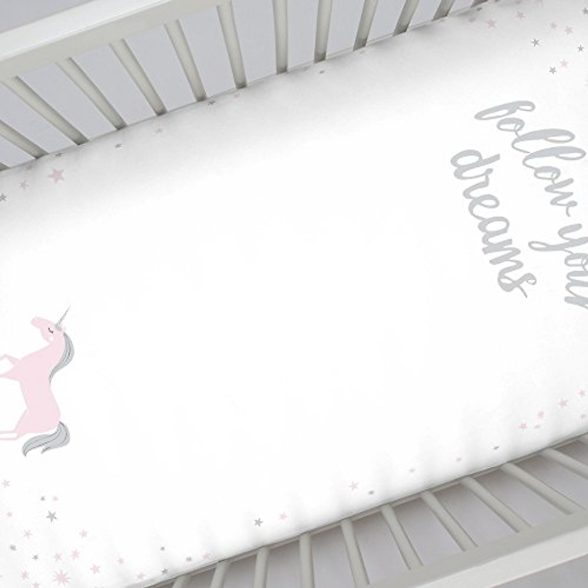 NoJo Unicorn 4 Piece Crib Bedding Set